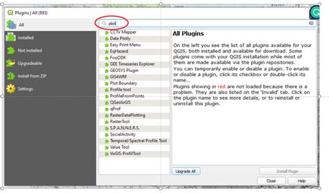 Managing Qgis Plugins