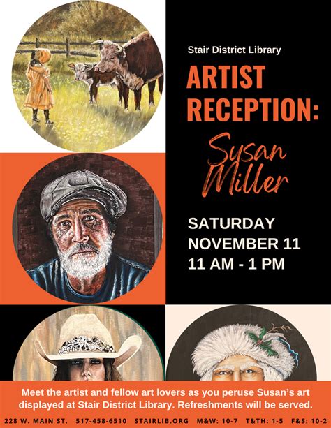Artist Reception Susan Millerpng — Stair District Library Morenci