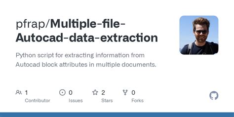 GitHub Pfrap Multiple File Autocad Data Extraction Python Script For Extracting Information