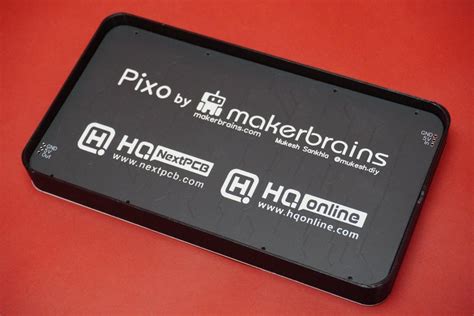 Create A Dazzling Rgb Led Desk Display With Pixo Dfrobot Maker Community