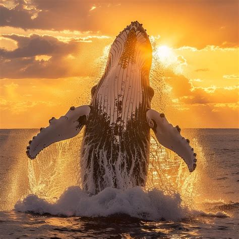 Free Whale Sunset Silhouette Image Whale Sunset Ocean Download At