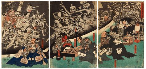 Utagawa Kuniyoshi 1797 1861 The Earth Spider Generates Monsters At