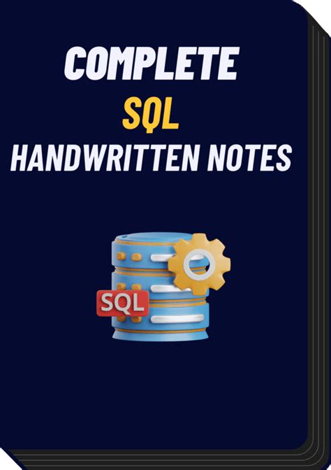 Sql Handwritten Notes Codewithcurious