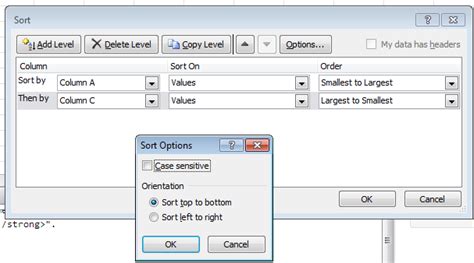 Excel How To Sort Multiple Rows And Columns Heelpbook
