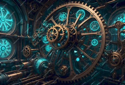 Premium Photo Complex Cyberpunk Inspired Contraption