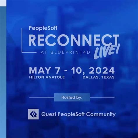 Quest Oracle Community On Linkedin Join Us At Peoplesoft Reconnect Live