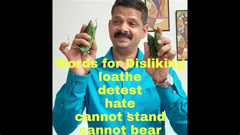 Words For Disliking Youtube