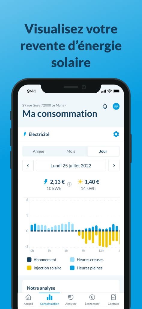 HelloWatt App Solar Impulse Efficient Solution