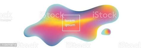 현대 액체 색상 생활 플라스틱 모양으로 그라데이션 배경 포스터 벡터 일러스트 레이 션 액체 다채로운 형태의 추상 배경입니다 액체 모양 구성 3d 현실적인 디자인 효과입니다