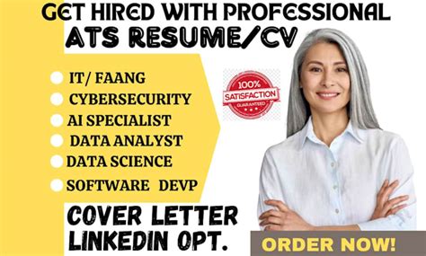 Write Cybersecurity Tech Development Data Science Data Analyst Qa It Resume By Winingresume