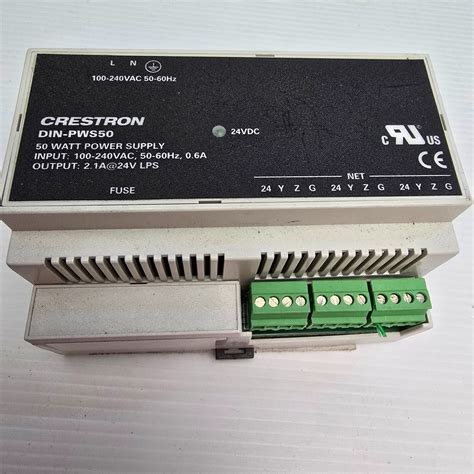 Crestron Din Pws50 Din Rail 50 Watt Cresnet Power Supply For Din Ap2