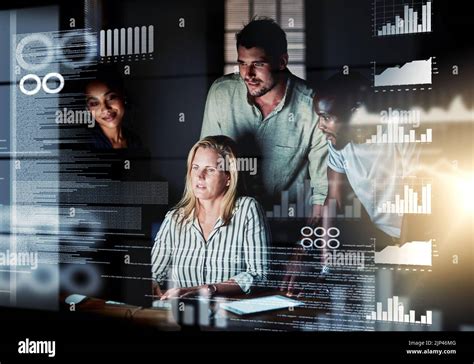 Computer Engineers Reading Code Cgi Data And Analyzing Special Effects Charts While Working