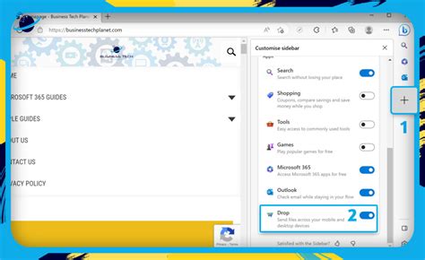 How To Use The Drop Feature In Microsoft Edge Business Tech Planet