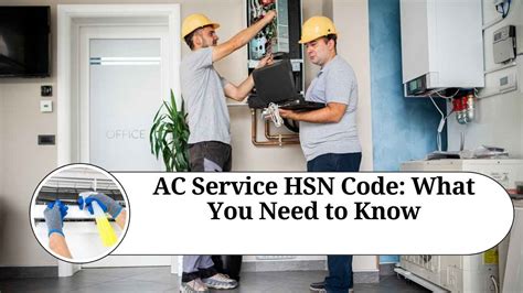 Ac Service Hsn Code What You Need To Know Marg Erp Blog