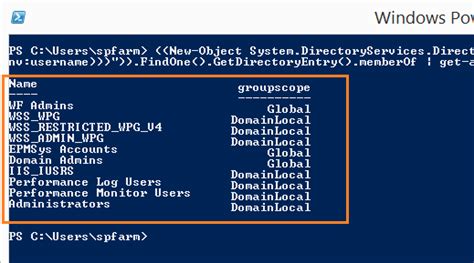 Get All Groups A User Is A Member Of Using PowerShell