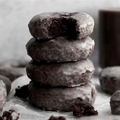 Glazed Chocolate Donuts Lane And Grey Fare