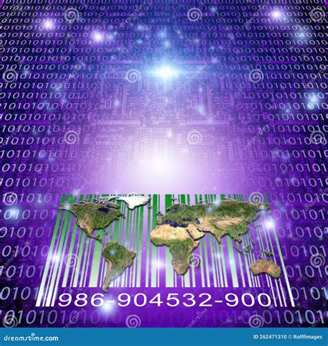 binary code and bar code stock illustration illustration of shape 262471310