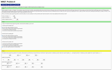 Solved Ww27 Problem 8 Previous Problem Problemn List Next