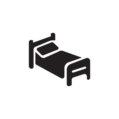 Bed Icon Vector Illustration Simple Design 16223102 Vector Art At Vecteezy