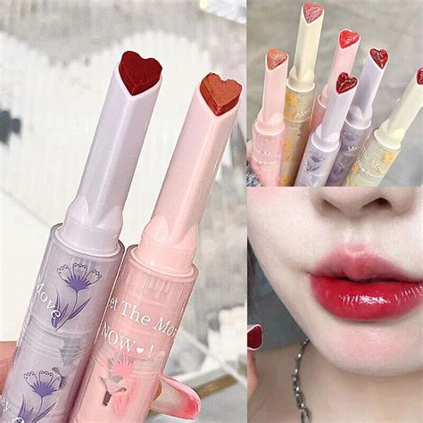 Florette Clear Lip Glaze Flower Love Jelly Mirror Lipstick Waterproof
