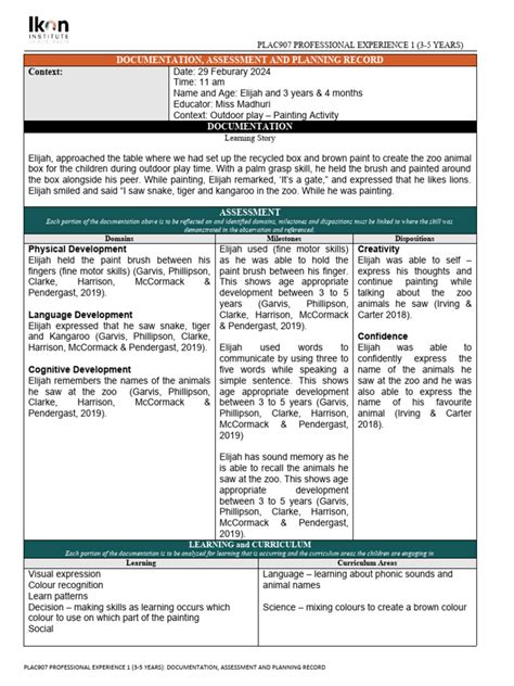 Plac907 Dap Record 2023 1 Pdf Pedagogy Learning