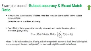 Evaluation Of Multilabel Multi Class Classification PPTX Technology Computing