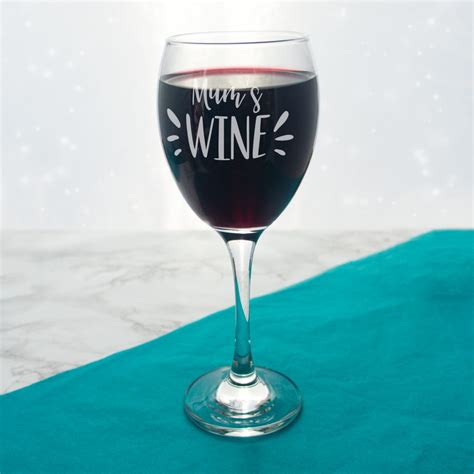 Personalised Wine Glass With Name Design Crafted Created