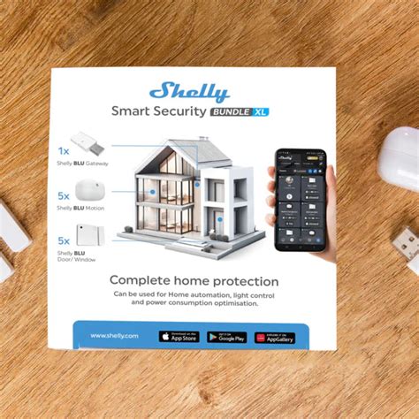 Shelly Smart Security Bundle Xl Shelly Usa