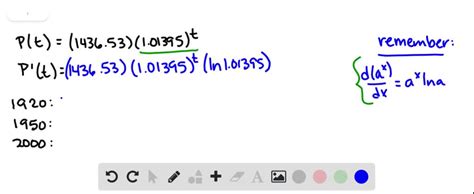 Solved In Section 1 4 We Modeled The World Population From 1900 To 2010 With The Exponential