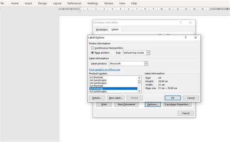 How To Make A Microsoft Word Label Template Keon Labels