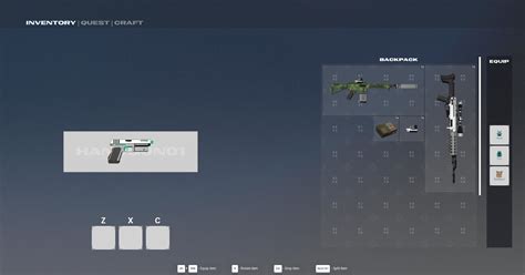 Artstation Inventory Ui