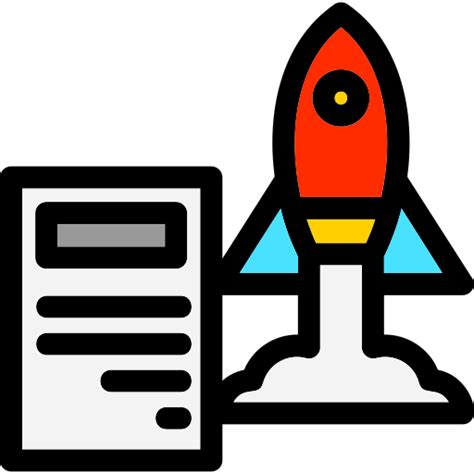 Icono De Lanzamiento Del Proyecto Generic Outline Color