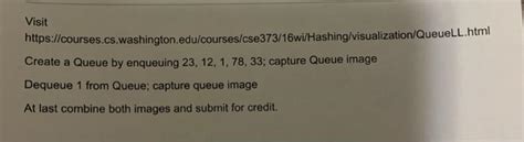 Solved Queue Operation