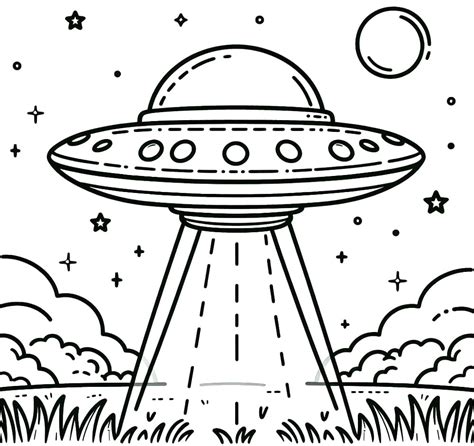 Ufo Image Coloring Page Download Print Or Color Online For Free
