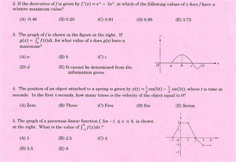 solved 2 if the derivative of fis given by f x ex