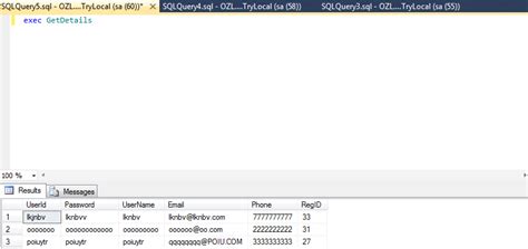 C Why Data Reader Didnt Serve All Result Fields From Stored