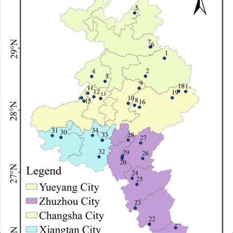 Schematic Diagram Of The Spatial Distribution Of Sampling Points