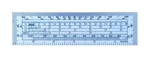 Protractor Ruler On White Background Stock Photo Image Of Path Inch