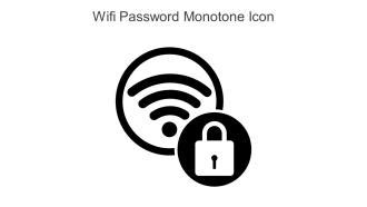 Wifi Password Monotone Icon In Powerpoint Pptx Png And Editable Eps Format PPT PowerPoint