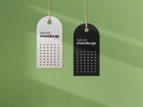 Floating Label Tag Free Mockup The Free Mockup