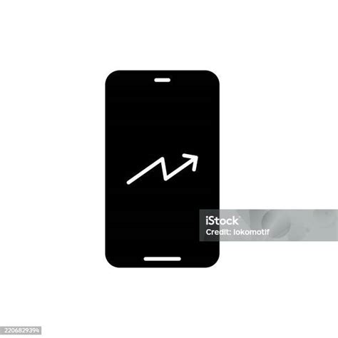 증가하는 차트 솔리드 플랫 디자인 아이콘입니다 아이콘은 웹 디자인 모바일 앱 Ui Ux 및 Gui 디자인에 적합합니다 0명에