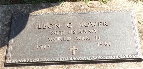 Leon C Bower 1913 1981 Find A Grave Memorial