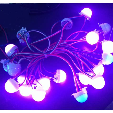 Ws2811 Diffused Led Pixel Module （20pcs 3cm Matrix Grid Lamp） 3cm Ws2811 Diffused Thin Digital