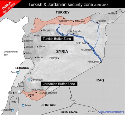 Turkey And Jordan Said Preparing Buffer Zones Inside Syria Israeli Air