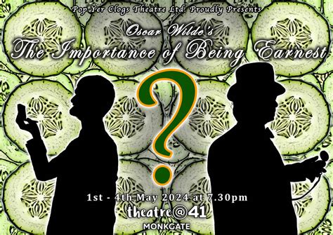 The Importance Of Being Earnest Poster By Cotterill23 On Deviantart