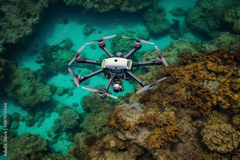 Monitor Coral Reefs And Identify Areas That Require Restoration Efforts Drones Collect Data