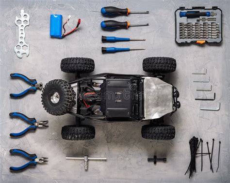 Radio Controlled Car Models Repair Kit For RC Models Stock Photo Image Of Control Action