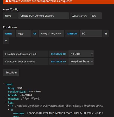 Grafana Alert Condition Does Not Work When Query Has Where Timefilter Grafana Grafana Labs