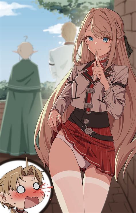 Sylphiette Rudeus Greyrat Ariel Anemoi Asura And Luke Notos Greyrat Mushoku Tensei Drawn By