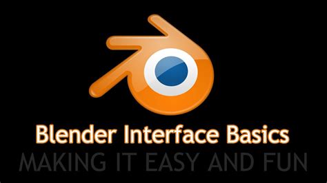 blender tutorial interface beginner basics youtube